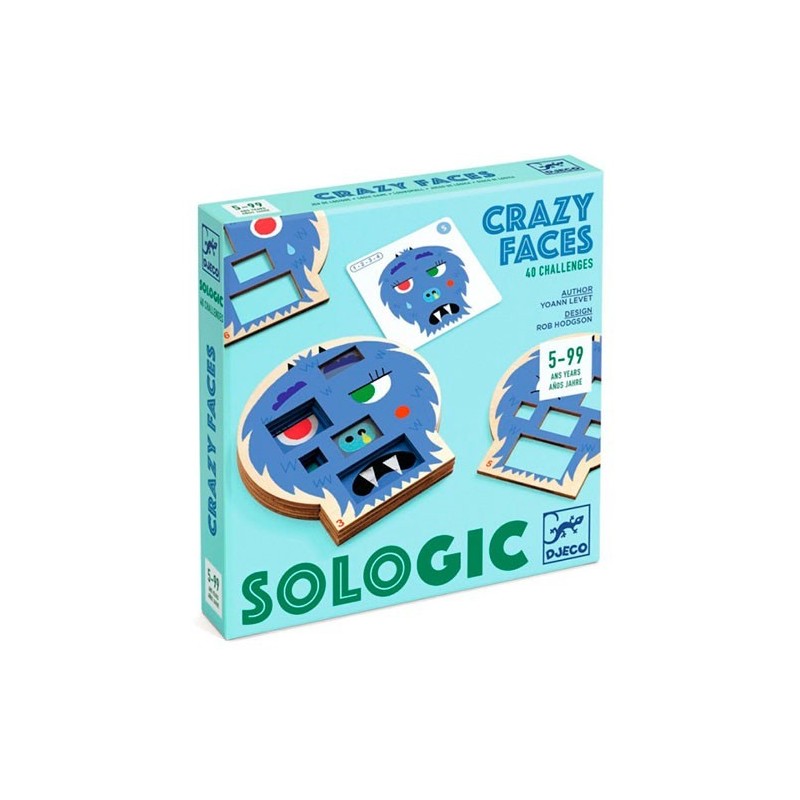 Crazy Faces de Djeco en www.lacombainfantil.com